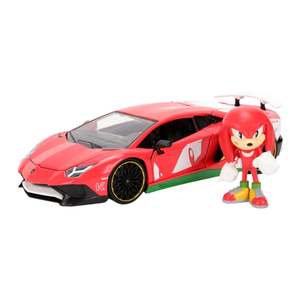 Sonic the Hedgehog - Lamborghini Aventaor SV 1:24 Scale Diecast Vehicl