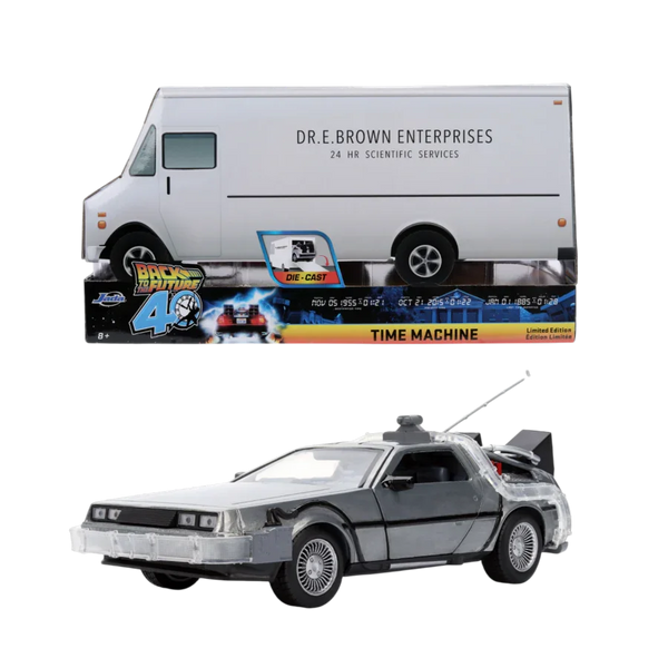 Back to the Future - Delorean 1:24 Scale Vehicle with Truck Box (SDCC