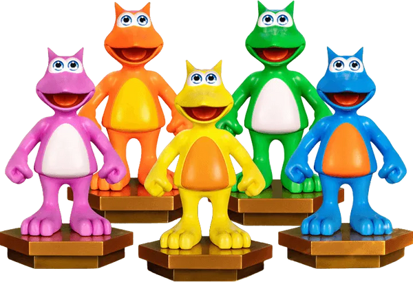 Banjo Kazooie - Jinjo 9'' Statue Combo Set (5)