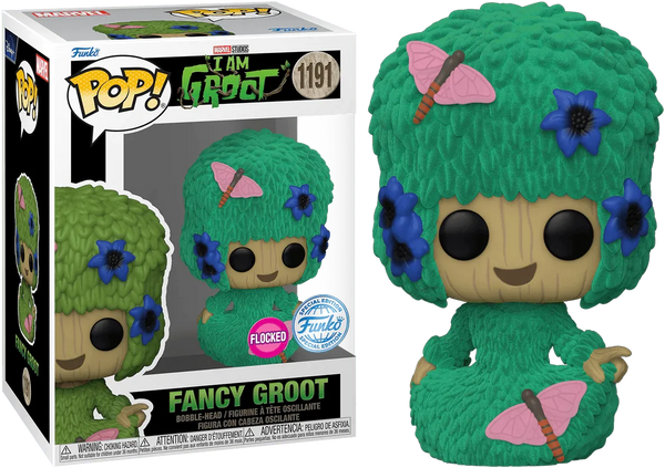 I Am Groot - Fancy Groot Flocked Pop! RS
