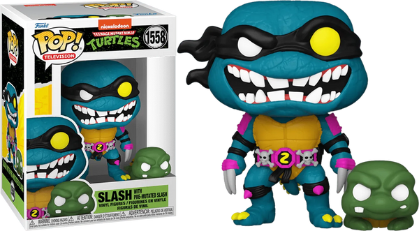 Teenage Mutant Ninja Turtles - Slash w/Mouser Pop! Vinyl