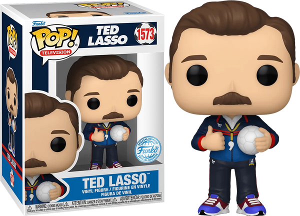 Ted Lasso - Ted Lasso (with ball) US Exclusive Pop! Vinyl [RS]