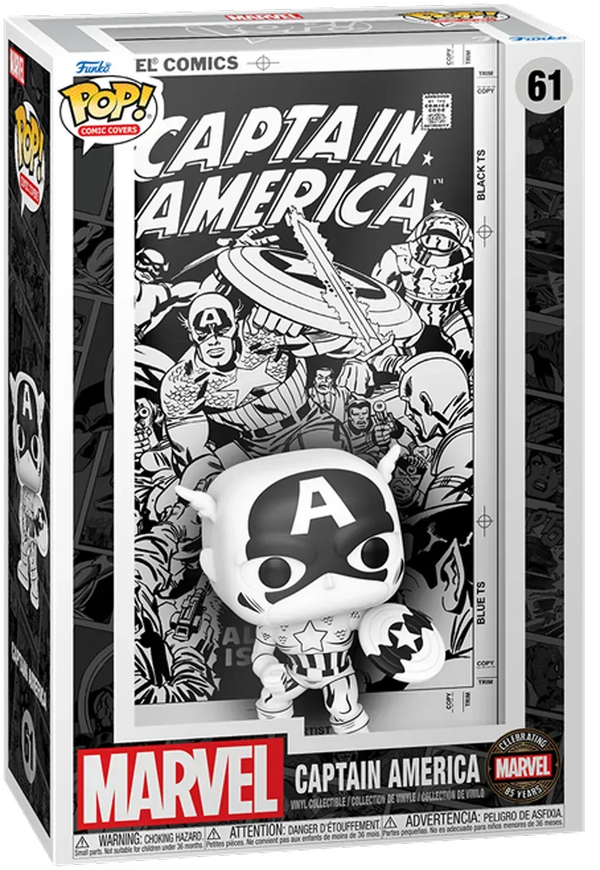 Marvel: 85th Anniversary - Captain America #112 Pop! Comic Covers Viny