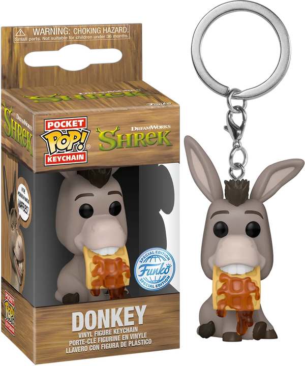 Shrek - Donkey DreamWorks 30th Anniversary US Exclusive Pop! Keychain
