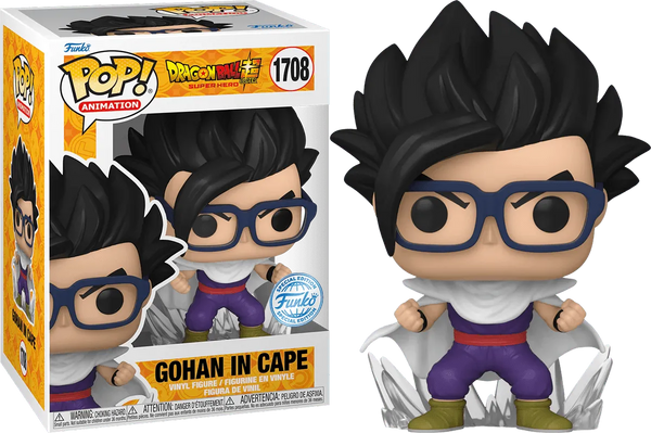 Dragon Ball Super: Super Hero - Gohan in Cape US Exclusive Pop! Vinyl