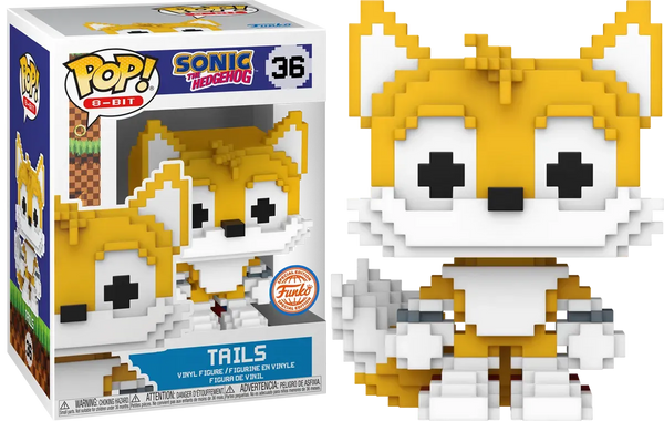 Sonic the Hedgehog - Tails 8-Bit US Exclusive Pop! Vinyl [RS] - Titan ...
