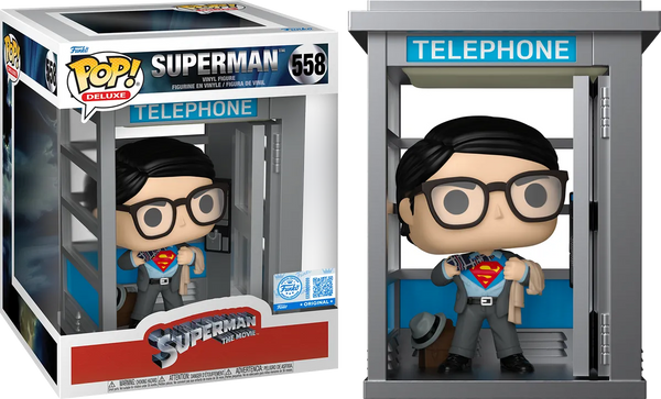 DC Comics - Superman in Phone Booth US Exclusive Pop! Deluxe [RS]