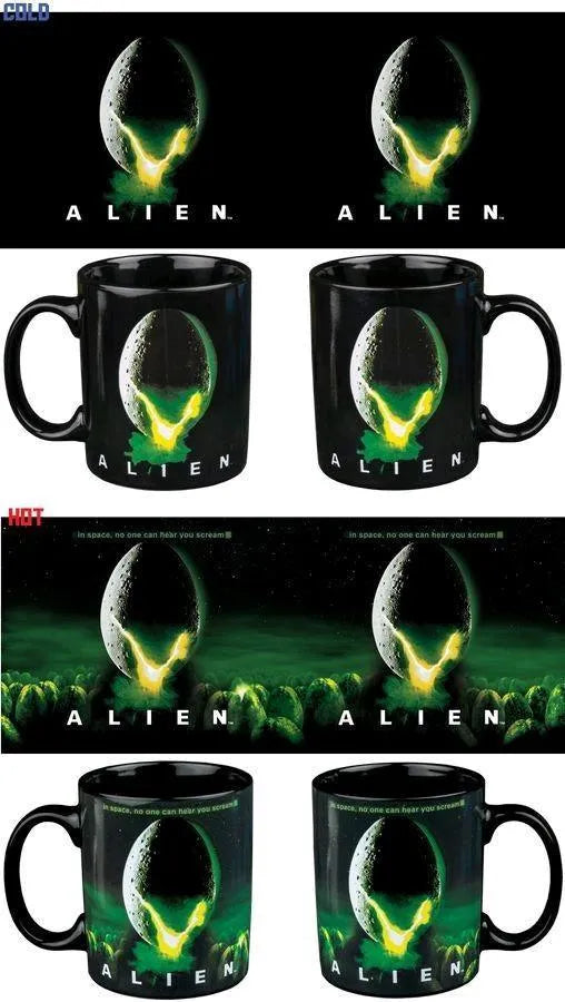 Alien - Egg Logo Heat Change Mug - Titan Pop Culture