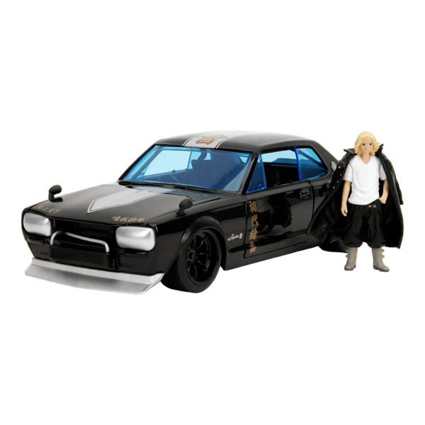 Tokyo Revengers - 1971 Nissan Skyline GTR with Mikey 1:24 Scale Diecast ...