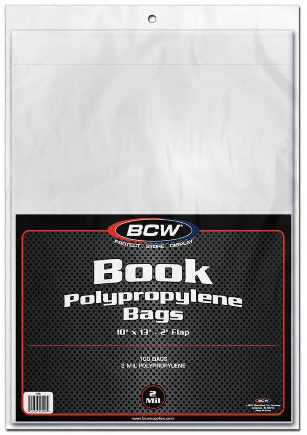 BCW Book Bags (10" x 13") (100 Bags Per Pack) - Titan Pop Culture