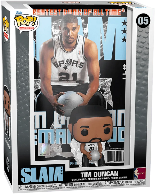 NBA: SLAM - Tim Duncan Pop! Magazine Cover