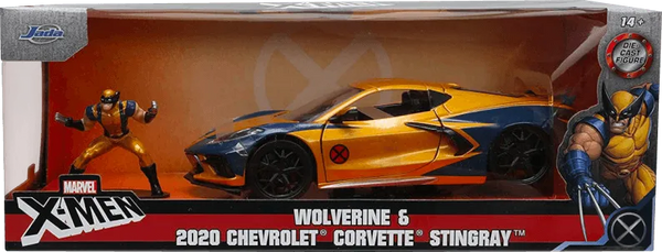 Marvel Comics - Wolverine & 2020 Chevy Corvette 1:24 Scale