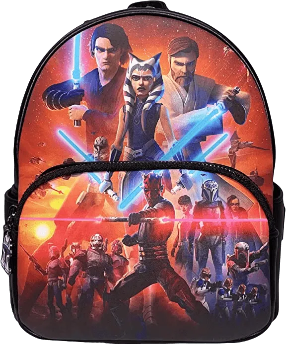 Star Wars: The Clone Wars - Lightsaber Glow US Exclusive Mini Backpack ...